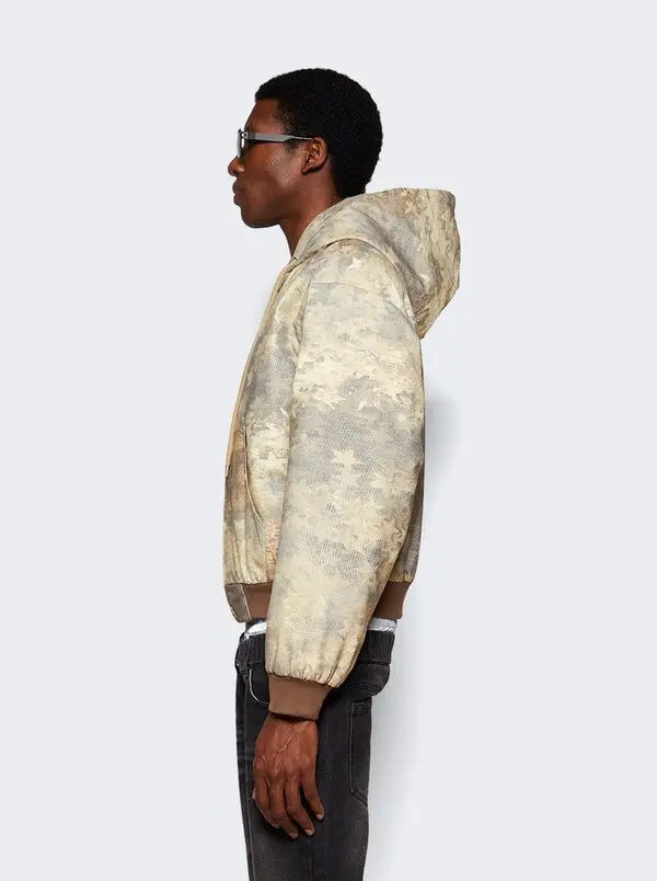 PRAYING Star Print Cotton Jacket - Green