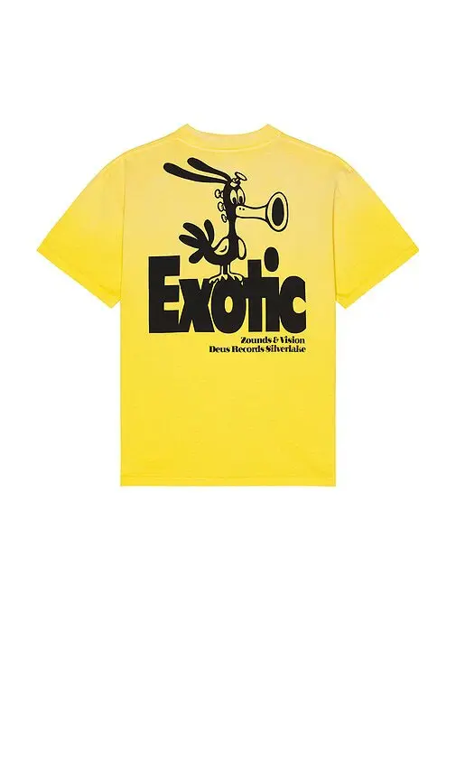 Deus Ex Machina Zounds Tee In Yellow