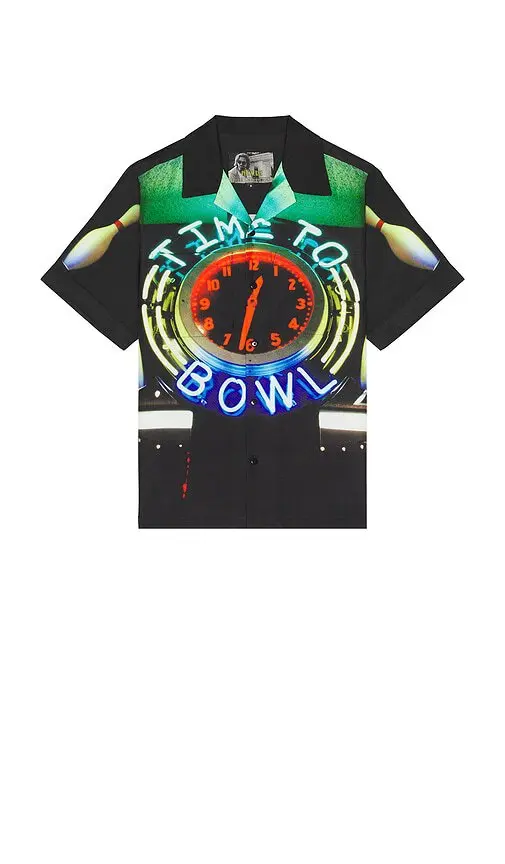 PLEASURES Time Bowling Button Up Shirt