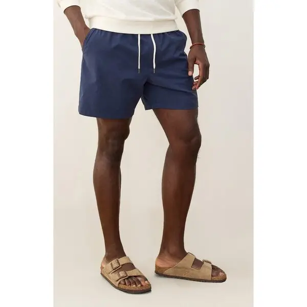 Marine Layer Lined Sport & Swim Trunks - Mood Indigo