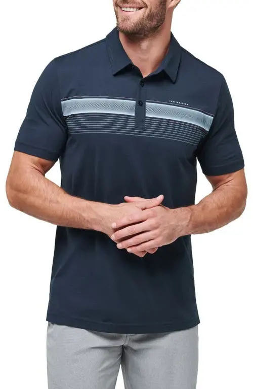 Travis Mathew State Of The Art 2.0 Chest Stripe Polo