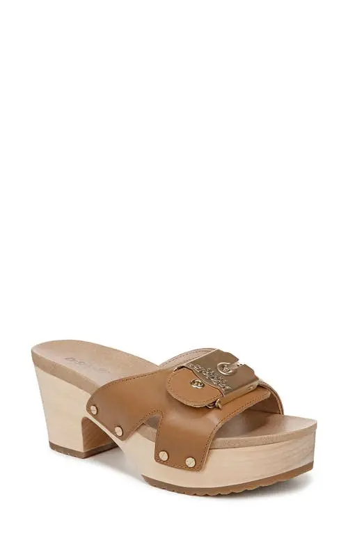 Dr. Scholl'S Original Max Platform Sandal - Honey Brown Multi