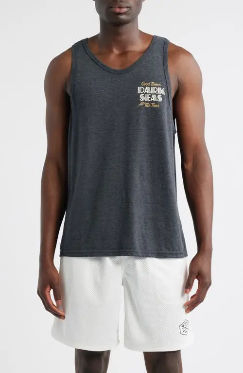 DARK SEAS Graphic Tank Top - Heather Charcoal
