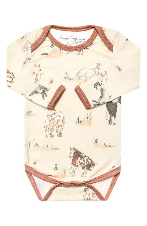 COPPER PEARL Long Sleeve Bodysuit