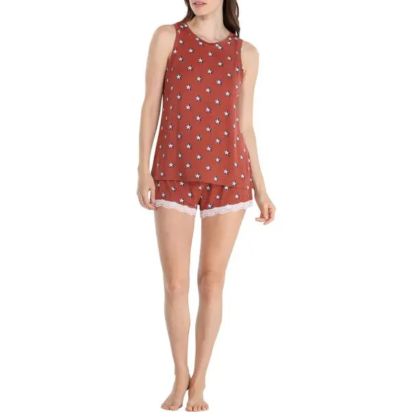 Honeydew Intimates Intimates All American Shortie Pajamas - Copper Stars