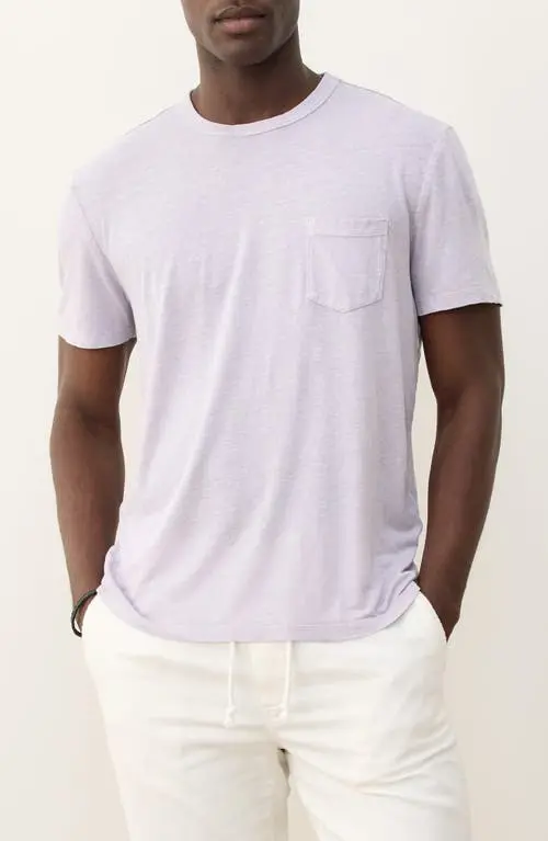 Marine Layer Relaxed Fit Hemp & Cotton T-shirt - Lavender Mist