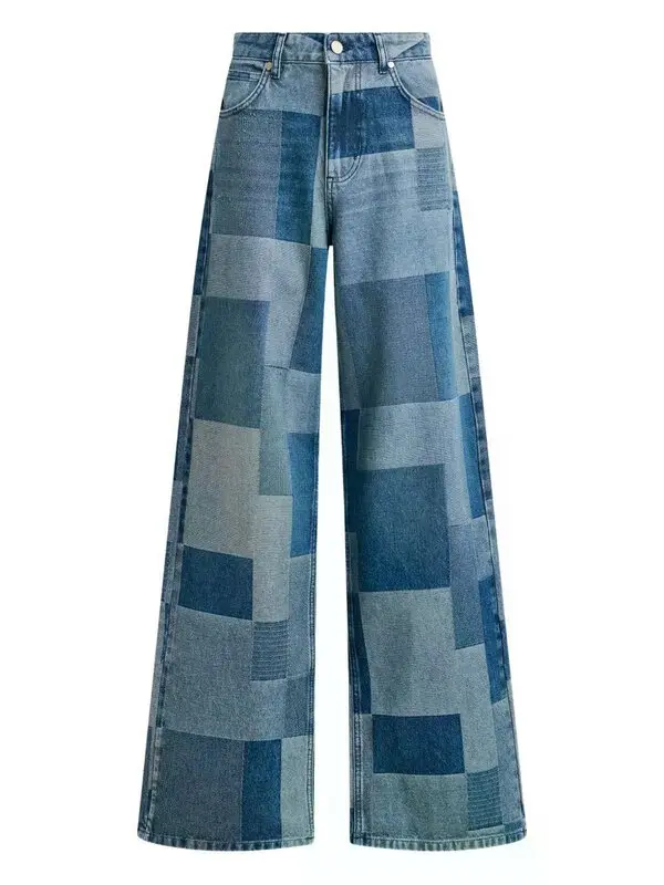 Essentiel Antwerp Patchwork Loose Leg Jeans