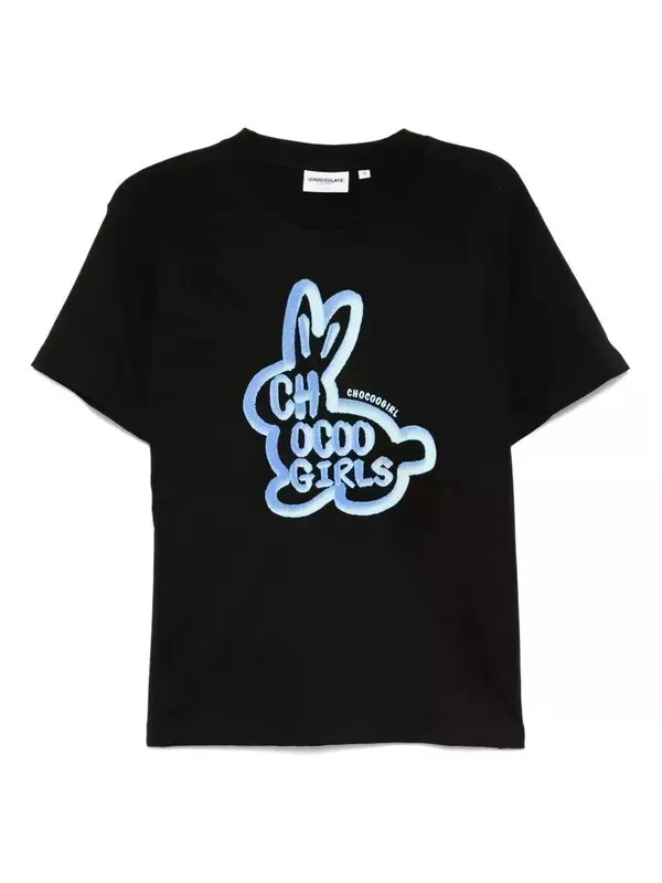 CHOCOOLATE Graphic-print T-shirt - Black