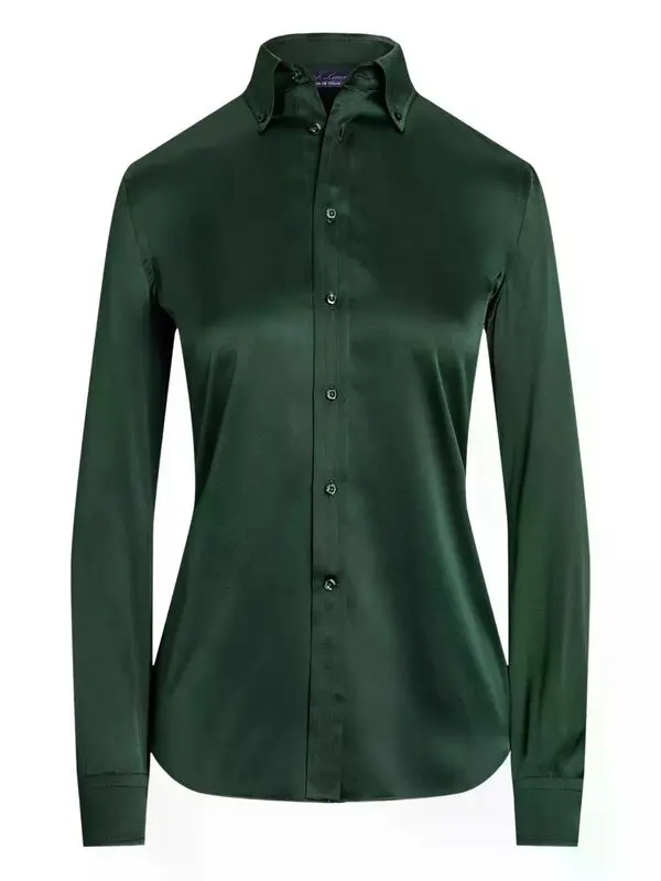 Ralph Lauren Satin Shirt - Green