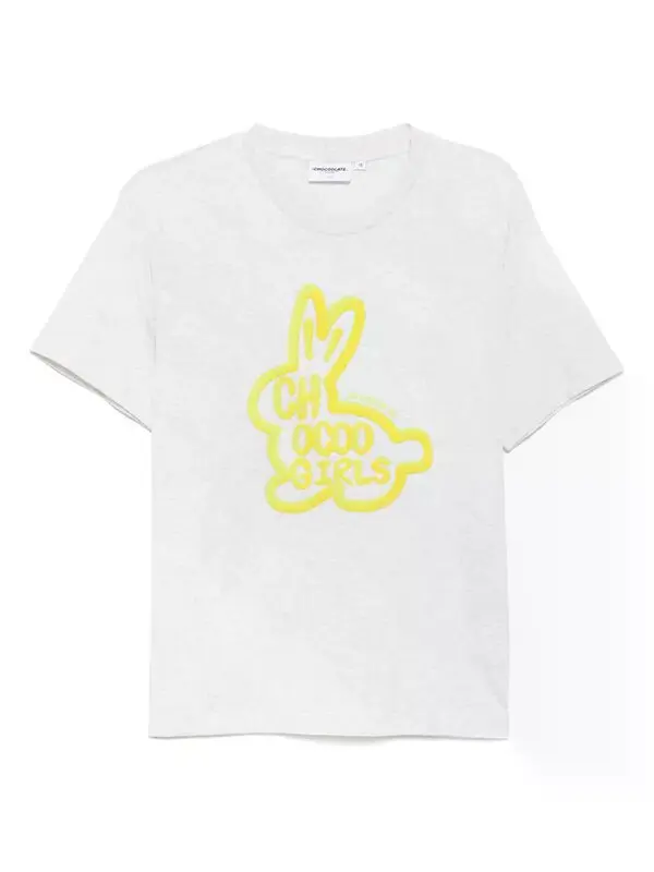 CHOCOOLATE Graphic-print T-shirt - Grey