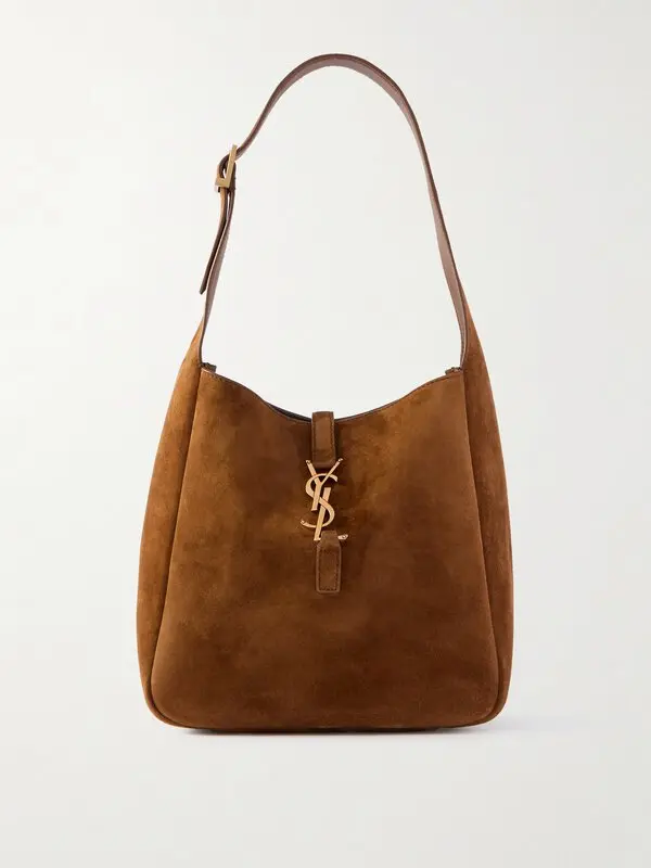 Saint Laurent Le 5 À 7 Supple Small Suede Shoulder Bag - Brown