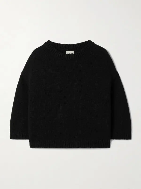 Khaite Sabina Cashmere Sweater - Black