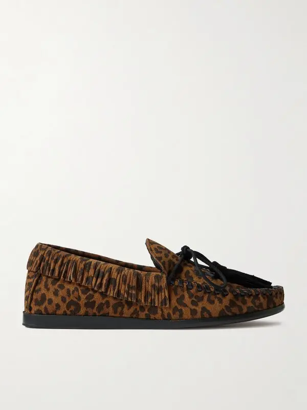 Isabel Marant Fitza Leopard-print Loafers - Animal Print