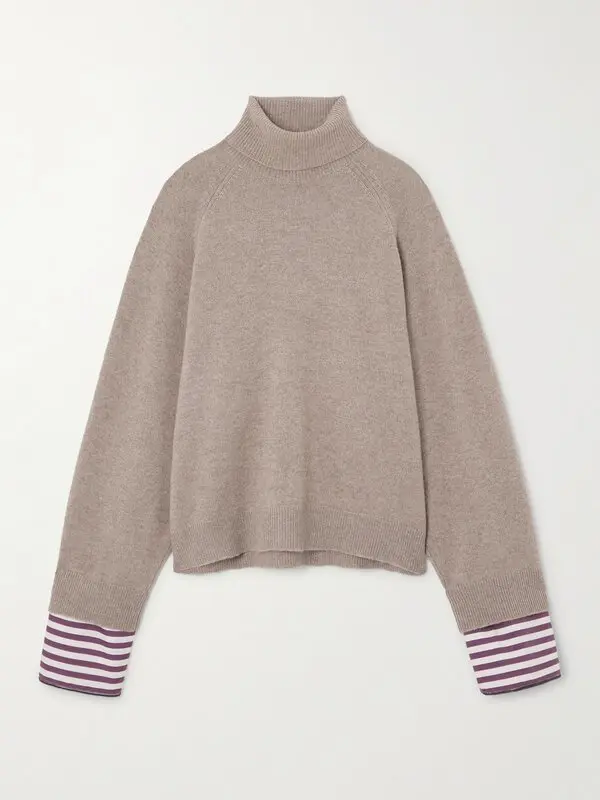 Brunello Cucinelli Cashmere Turtleneck Sweater - Neutrals