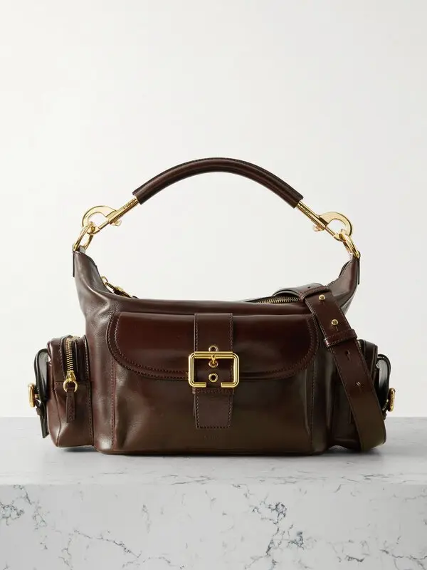 Chloé Camera Medium Leather Shoulder Bag - Brown