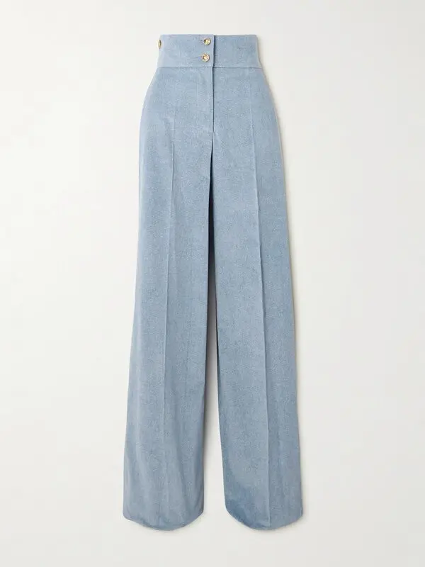Altuzarra Rudy Wide-leg Cotton-twill Pants