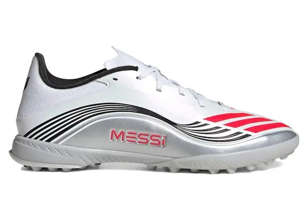 Adidas F50 League Tf Messi Prestig10 Pack - Cloud White/lucid Red/silver Metallic