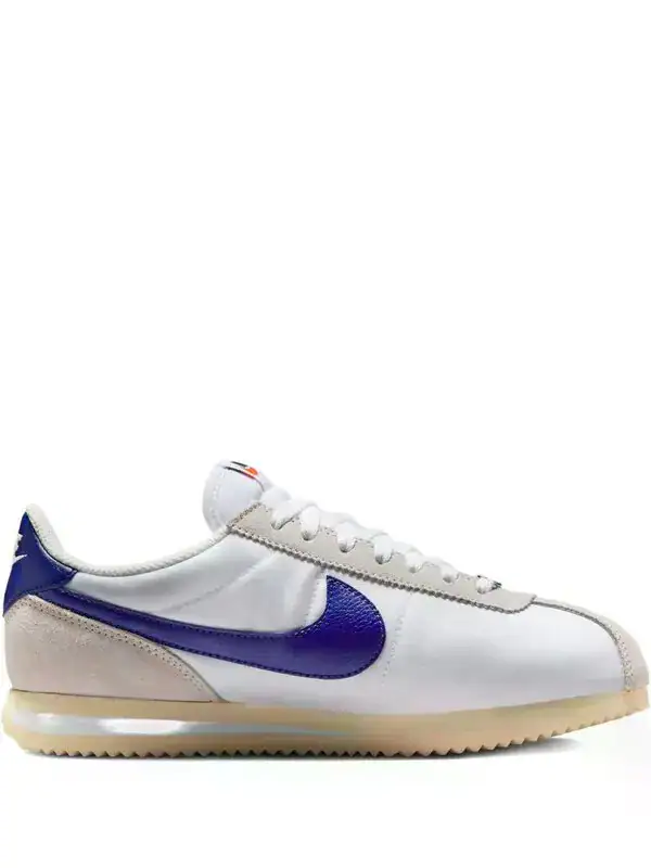 Nike Cortez Textile Sneakers - White | Editorialist