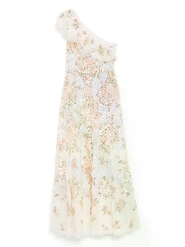 NEEDLE & THREAD Sequin Embellishment Dress