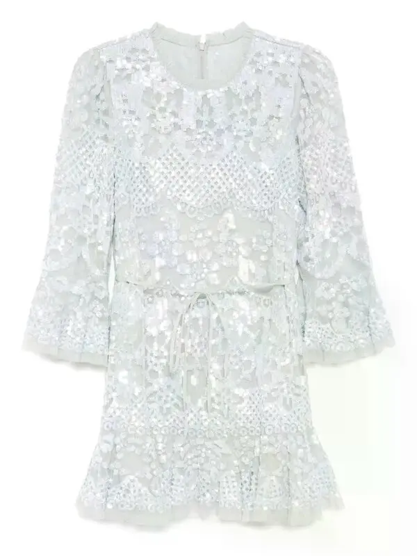 NEEDLE & THREAD Sequin Embellished Dress