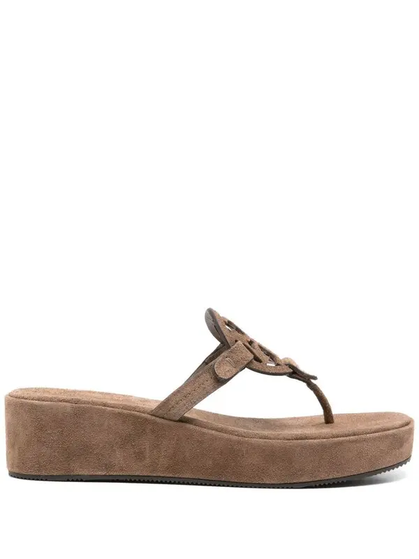 Tory Burch 50mm Miller Sandals - Brown