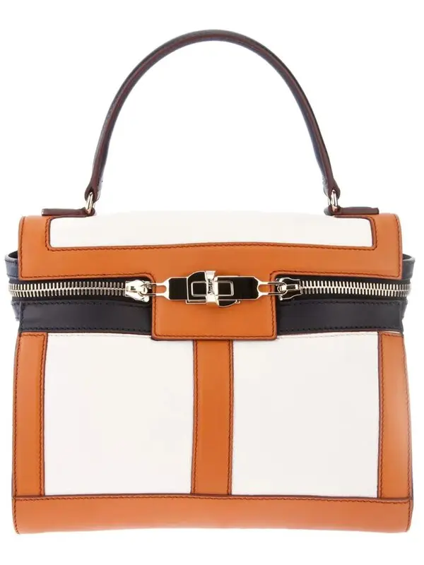 Max Mara Tri-colour Zip Up Tote