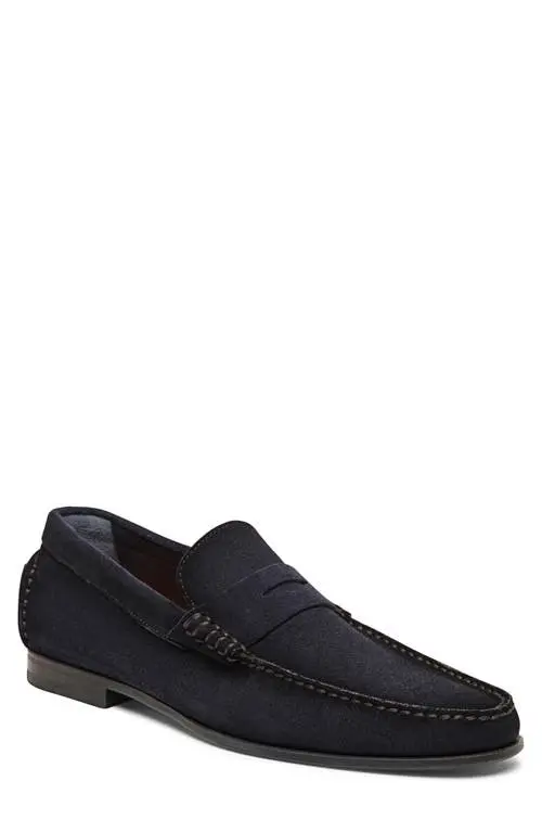 Santoni Ikangia Penny Loafer - Blue