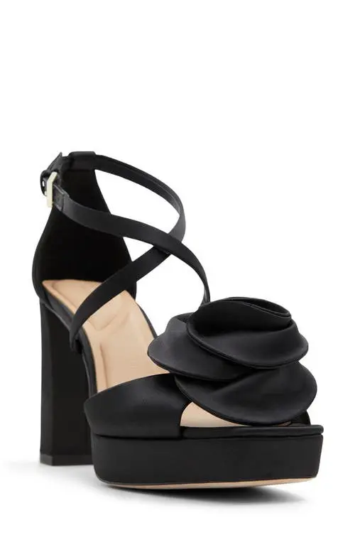 Ted Baker London Maddy Rose Platform Sandal - Black