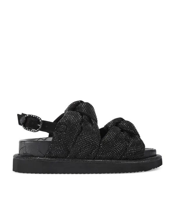 Kurt Geiger Orson Crossover Rhinestone Sandals
