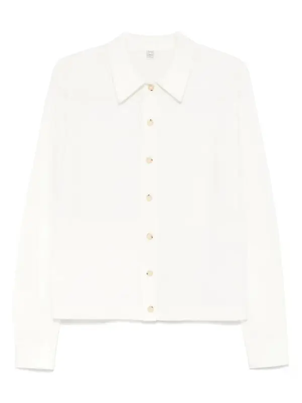 TOTÊME Cashmere Cardigan - White