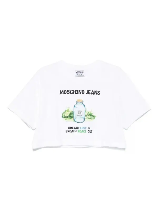 MOSCHINO JEANS Graphic-print T-shirt