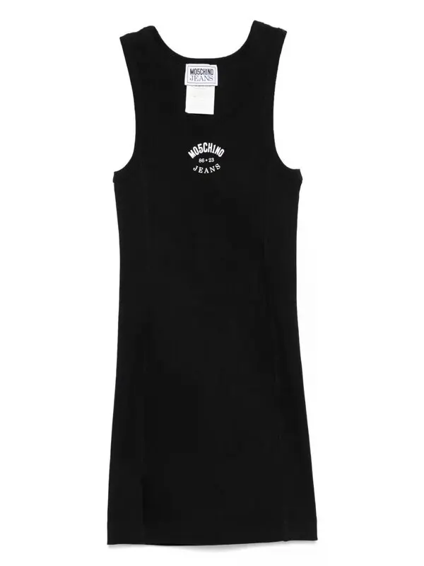 MOSCHINO JEANS Logo-print Mini Dress