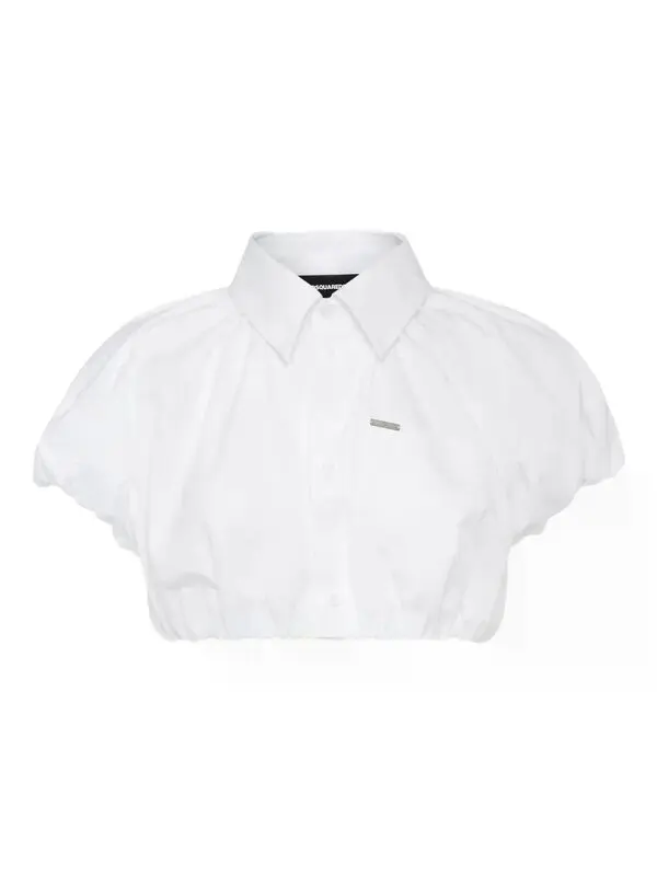 Dsquared2 Cropped Shirt - White