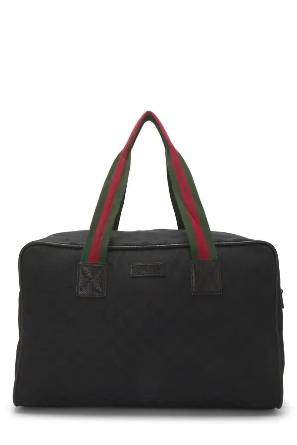 Gucci Gg Canvas Web Carry On Duffle Large