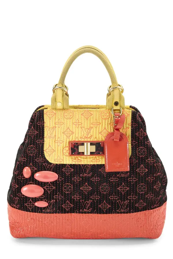 LOUIS VUITTON Richard Prince X Neon Noir Monogram Motard Firebird