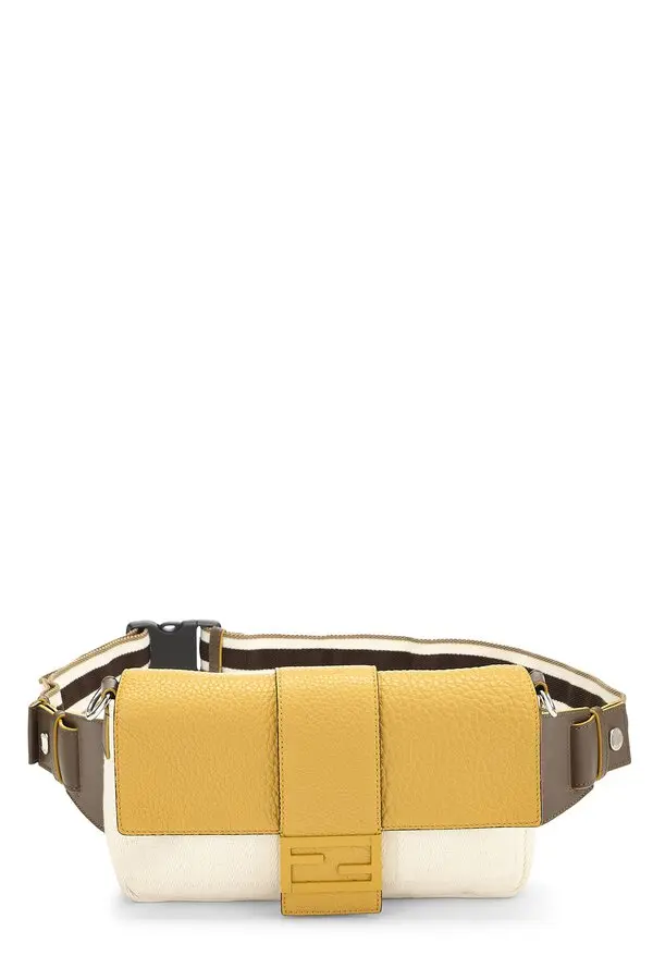 Fendi Canvas Baguette Belt Bag