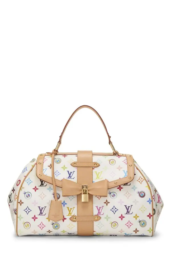 LOUIS VUITTON Takashi Murakami Eye Love Sac Retro Gm - White