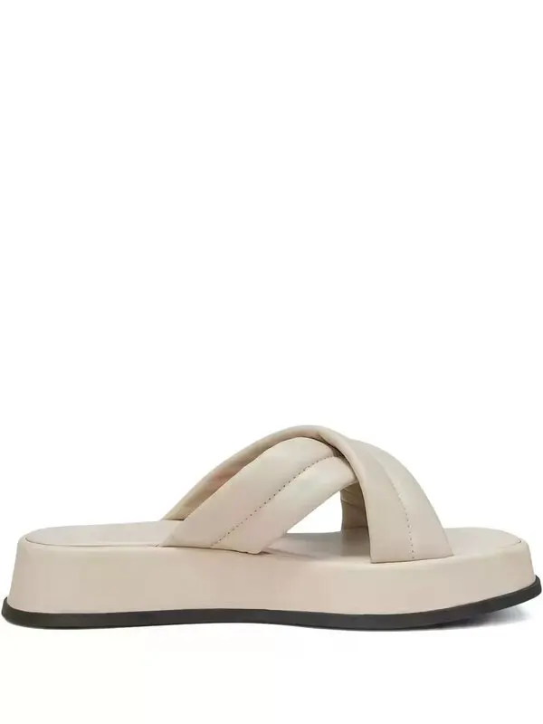 Marc O'polo Cross-strap Platform Sandals - Neutrals