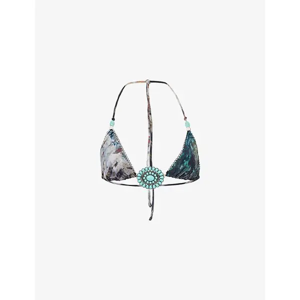JADED LONDON Azariah Tie-dye Bikini Top
