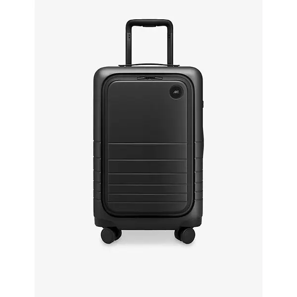 MONOS Classic Carry-on Pro Four-wheel Polycarbonate Cabin Suitcase 55cm - Midnight Black