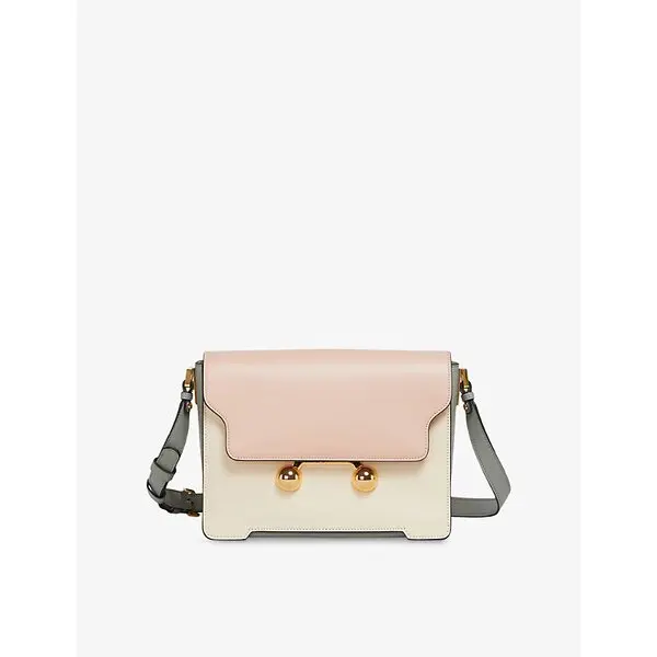 Marni Trunkaroo Medium Leather Shoulder Bag