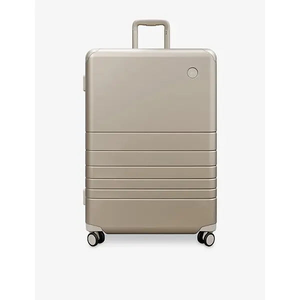 MONOS Hybrid Large Check-in Polycarbonate Suitcase - Champagne