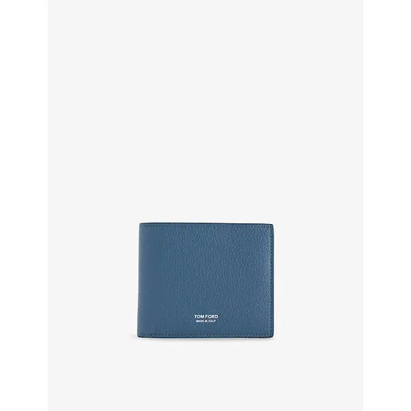 TOM FORD Bifold Leather Wallet - Indigo