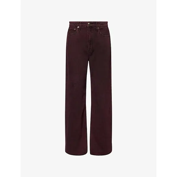 Rag & Bone Mr. Logan Featherweight Wide-leg Jeans