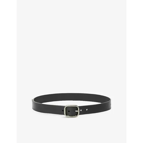 Loewe Rounded-buckle Leather Belt