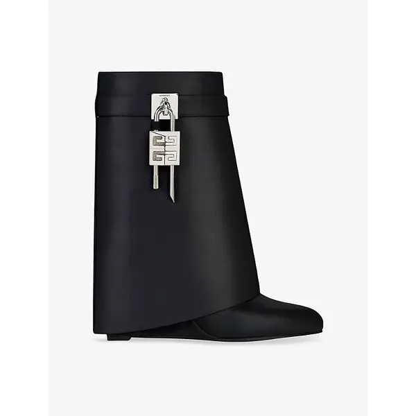Givenchy Shark Lock Heeled Ankle Boots