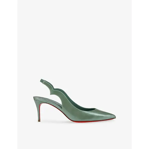CHRISTIAN LOUBOUTIN Hot Chick Sling 70 Leather Heeled Courts