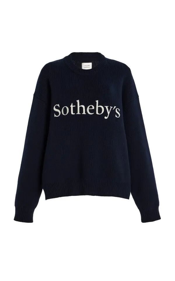 FRAME X Sotheby's Cashmere Sweater - Navy