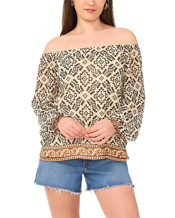 Vince Camuto Printed Top