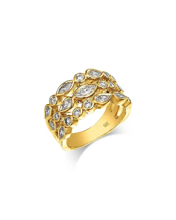 MOON & MEADOW 14k Lab Grown Diamond Stack Ring 1.5 Tcw